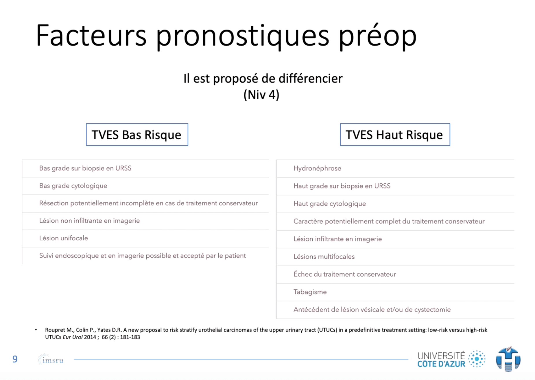 Cours DESIU d’Onco-urologie du Grand Sud – Facteurs de risque et ...
